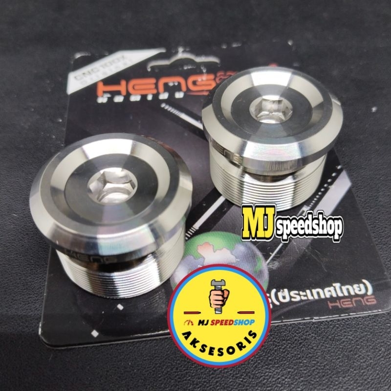 Jual BAUT TUTUP AS SHOCK DEPAN NINJA RR OLD RR NEW ZX 150 STAINLESS ORIGINAL HENG THAILAND ...