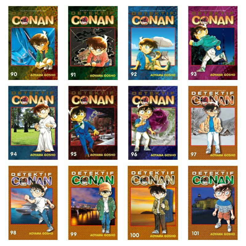 Jual Seri Judul Lengkap Komik Detektif Conan Vol. 90 92 93 94 96 97 98 ...
