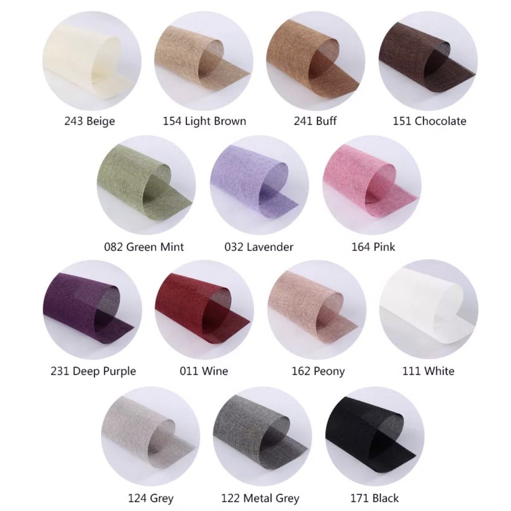 Jual [1 LEMBAR 49 X 50CM] Kain Jute Roll Korean Import / Goni Roll ...