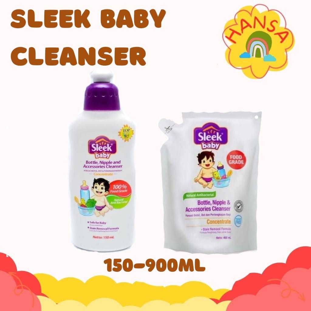 Jual SLEEK BOTOL Pencuci Perlengkapan Bayi FOOD GRADE Bayi & Balita ...