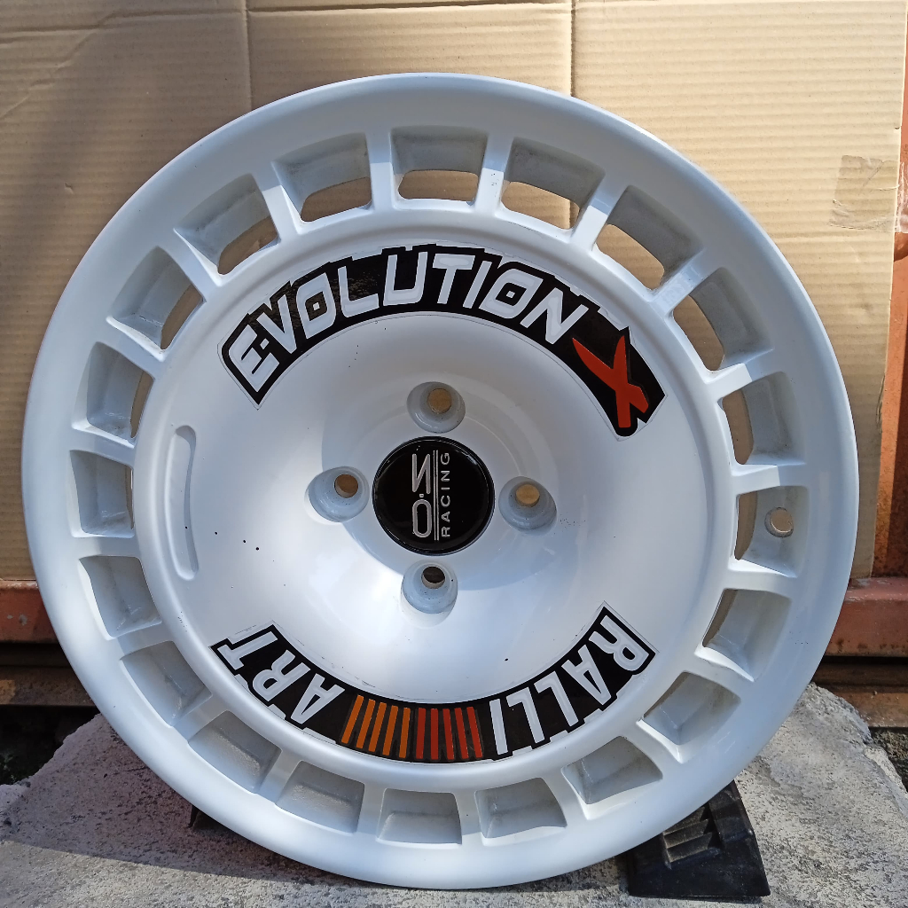 Jual 1 SET VELG OZ RALLY R15 BARU hol 4 vcd 114 Lbr 7 ET 35 Putih ...