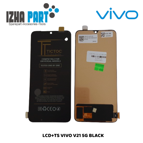 Jual Lcd Touchscreen Vivo V21 5G Black | Shopee Indonesia
