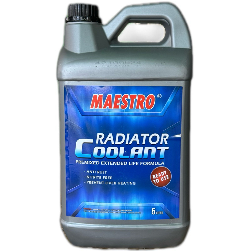 Jual RADIATOR COOLANT MAESTRO 5 LITER BIRU/CAIRAN PENDINGIN MESIN MOBIL ...