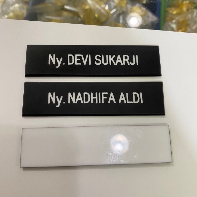 Jual papan nama/nametag PERSIT terbaru dof Sesuai Mupus belakang putih ...