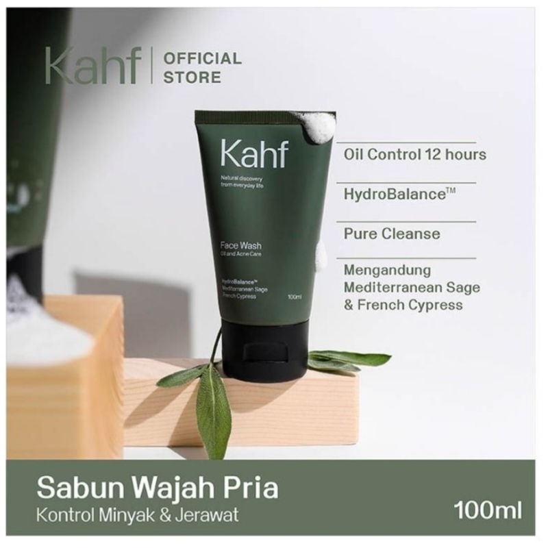 Jual Kahf Acne and Pore Cleanse Face Wash 100ml | Cocok Untuk Kulit ...