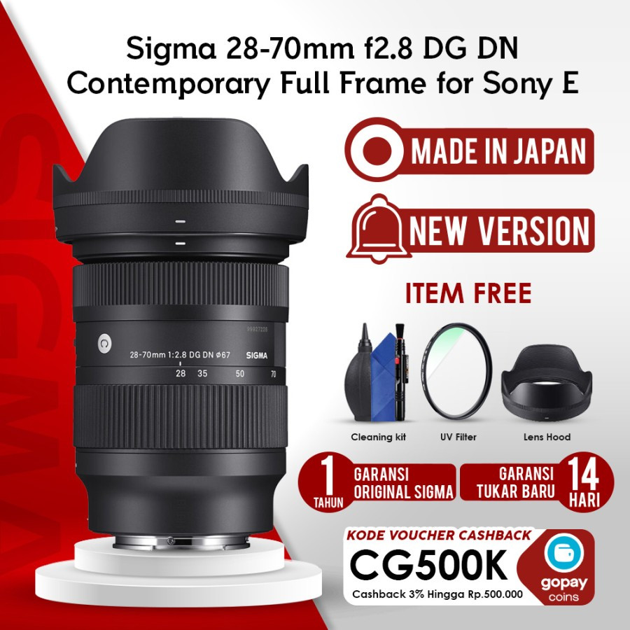 Jual Sigma 28-70mm f2.8 DG DN C Full Frame Lens for Sony E Mount ...