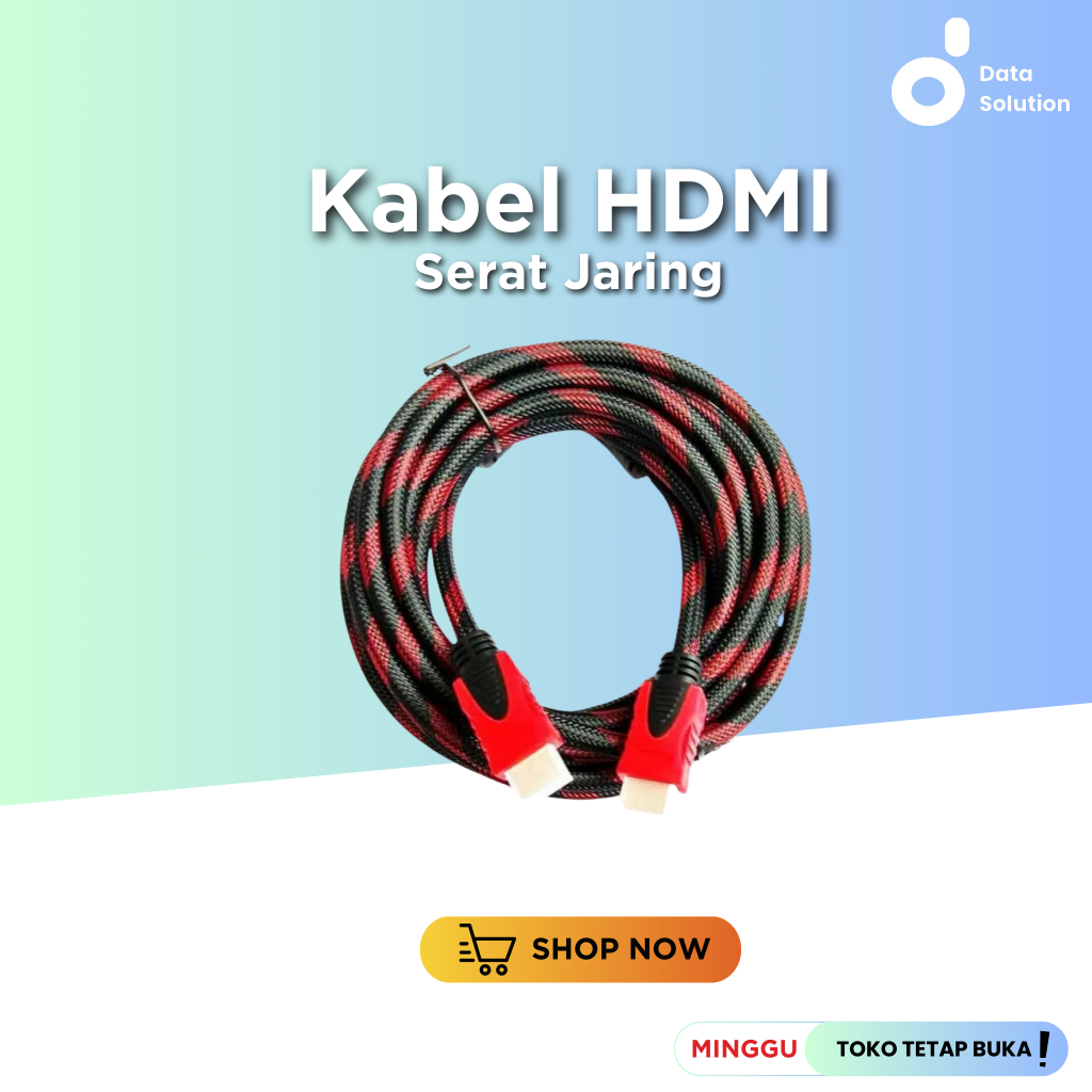 Jual Kabel HDMI Serat Jaring 20 meter / 25 meter / 30 meter | Shopee Indonesia