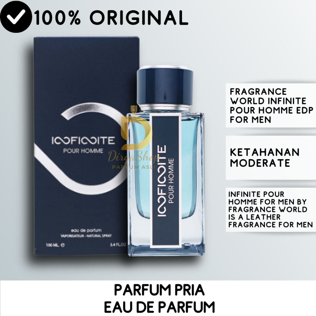 Jual Fragrance world Infinite Pour Homme EDP For Men | Shopee Indonesia