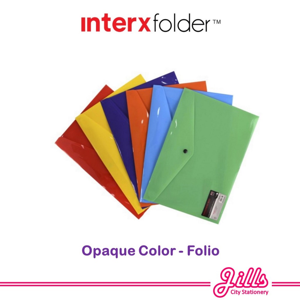 Jual Interxfolder Map Kancing Opaque F4/Folio | Shopee Indonesia