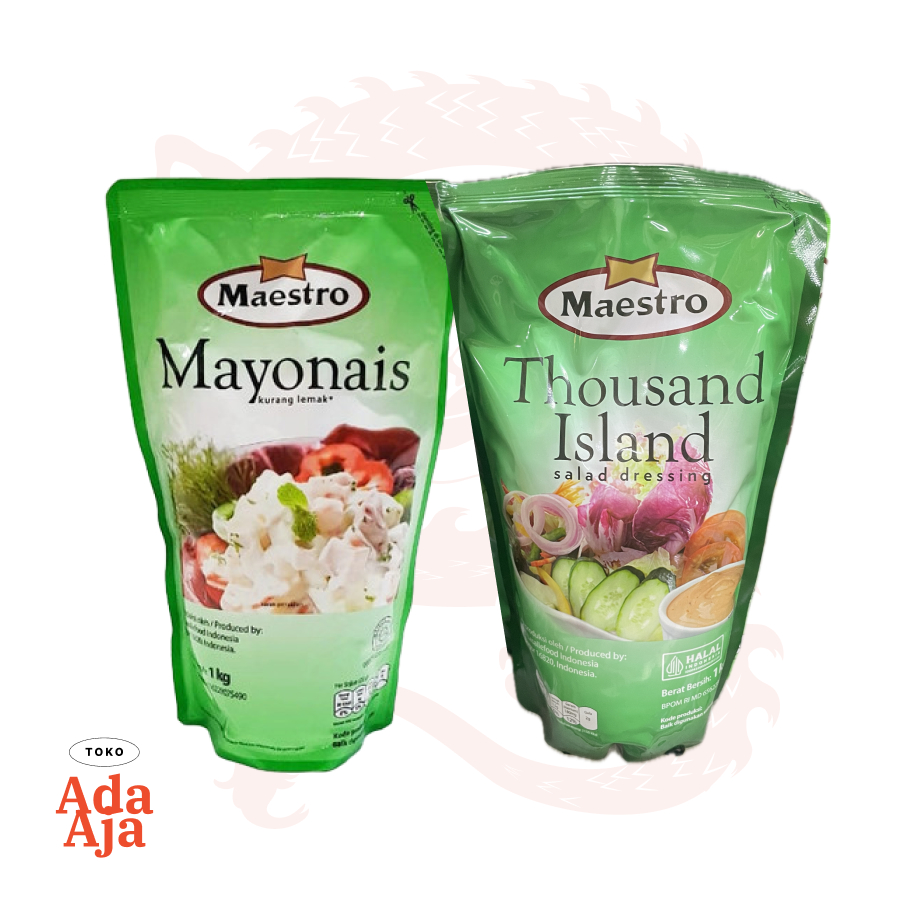 Jual Maestro Mayonais & Thousand Island Mayonnaise Pouch 1Kg | Shopee ...