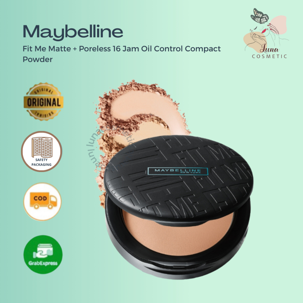 Jual Maybelline Fit Me Matte + Poreless 16 Jam Oil Control Compact ...