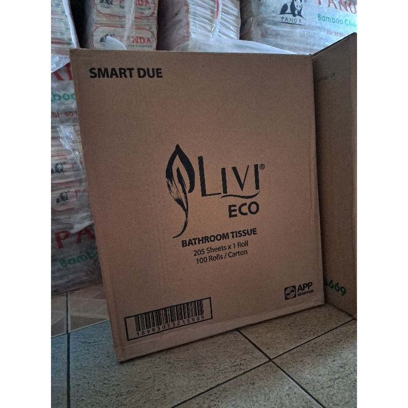 Jual Tissue LIVI ROLL SMART DUE TOILET Gulung 1 Dus 100roll/Tissue ...