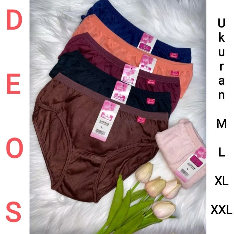 Jual (6pcs) Celana Dalam Wanita Murah Merk CHAOJI/cd wanita murah | Shopee Indonesia