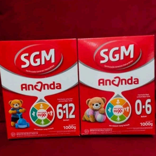 Jual SGM Ananda 0-6 6-12 kemasan 1kg | Shopee Indonesia
