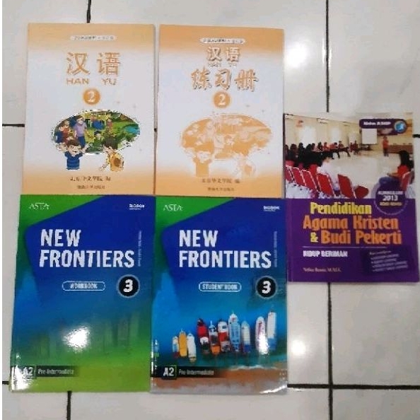 Jual Buku Mandarin Han Yu 2 | Buku New Frontiers 3 Workbook | Buku New Frontiers 3 Student Book ...