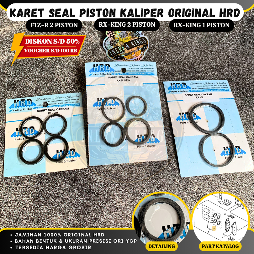 Jual Karet Sil Seal O Ring Oring 1 2 Piston Kaliper Master Rem Rx King RXS F1ZR Force 1 ORIGINAL ...