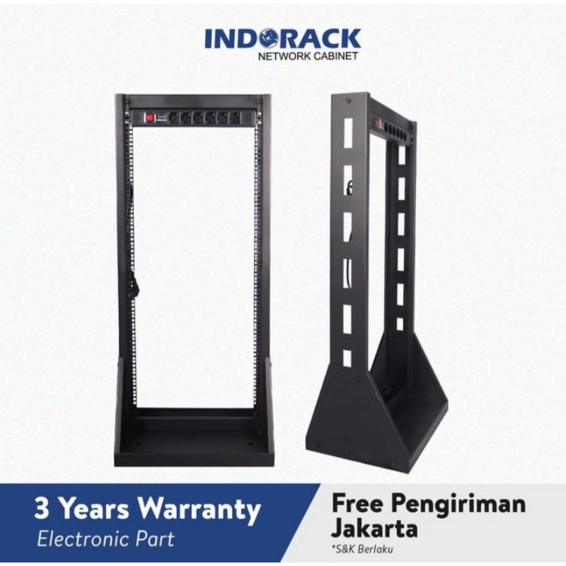 Jual OR20 Open Rack INDORACK 20U Open Rack Server 20U | Shopee Indonesia