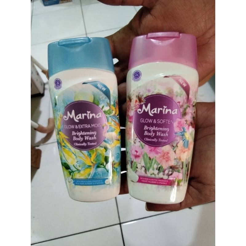Jual new Marina brightening body wash 95ml | Shopee Indonesia