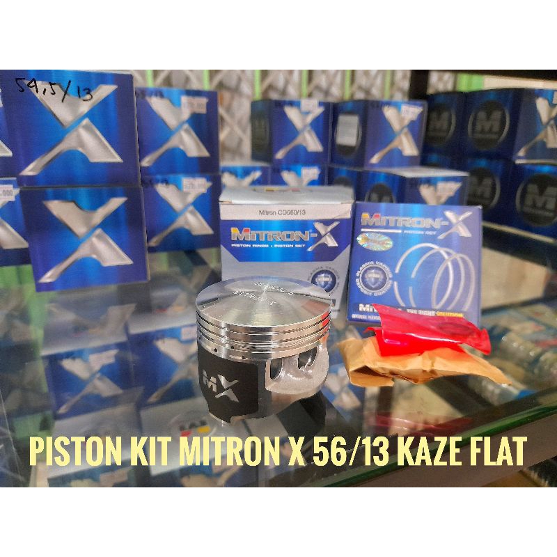 Jual PISTON KIT RACING 56/13 57/13 MITRON X MODEL KAZE-BOYRENK | Shopee ...