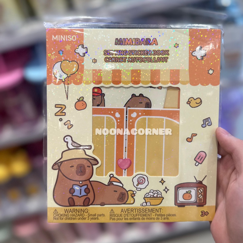 Jual Miniso x Mimibara ‼️ Setting Sticker Book Capybara Capibara ...