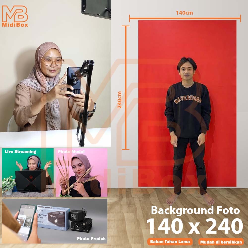 Jual Alas Foto Background Foto Produk Midio Ukuran 240x140cm Studio ...