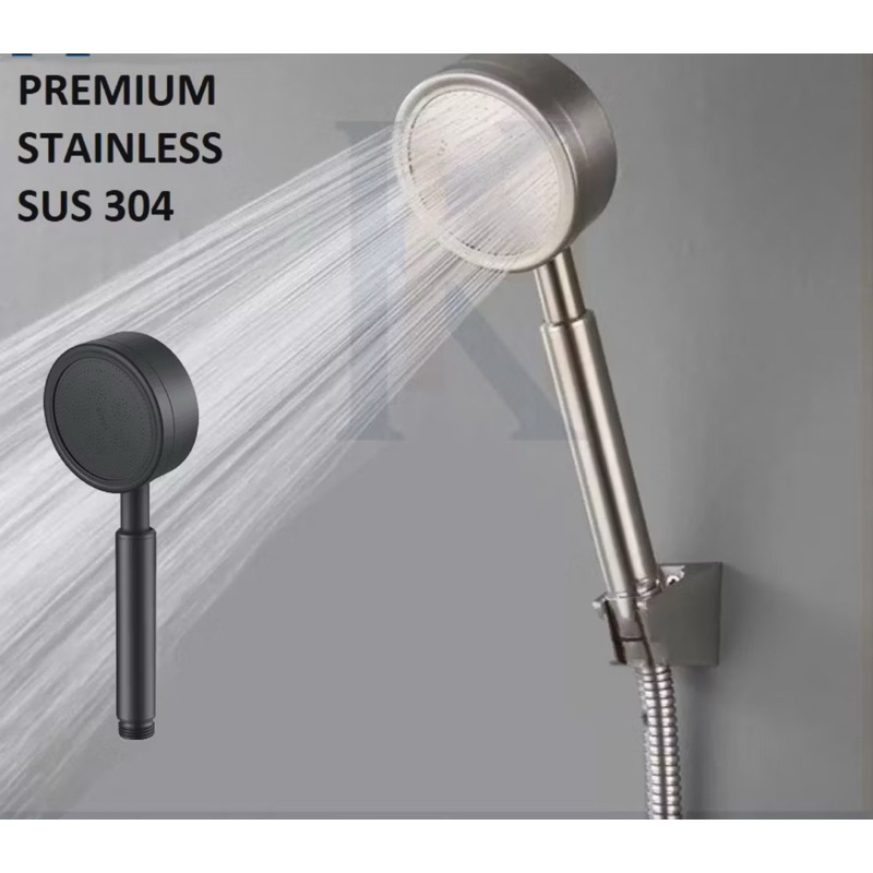 Jual SH 003 Kepala Shower Mandi Hitam Premium 5 Mode Air Shower set Head Shower Handheld Shower ...