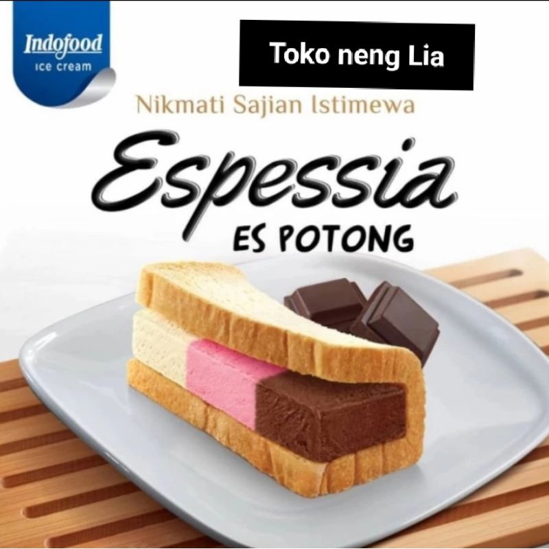 Jual Es Potong Espessia rasa Neapolitan (se-Karton isi 20 pcs) Indofood ...