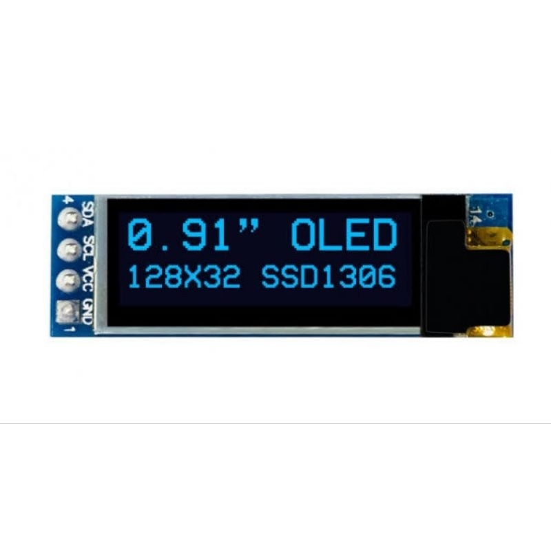 Jual LCD Oled 128 x 32 I2C untuk mikrokontroller dan Mikroprosesor ...