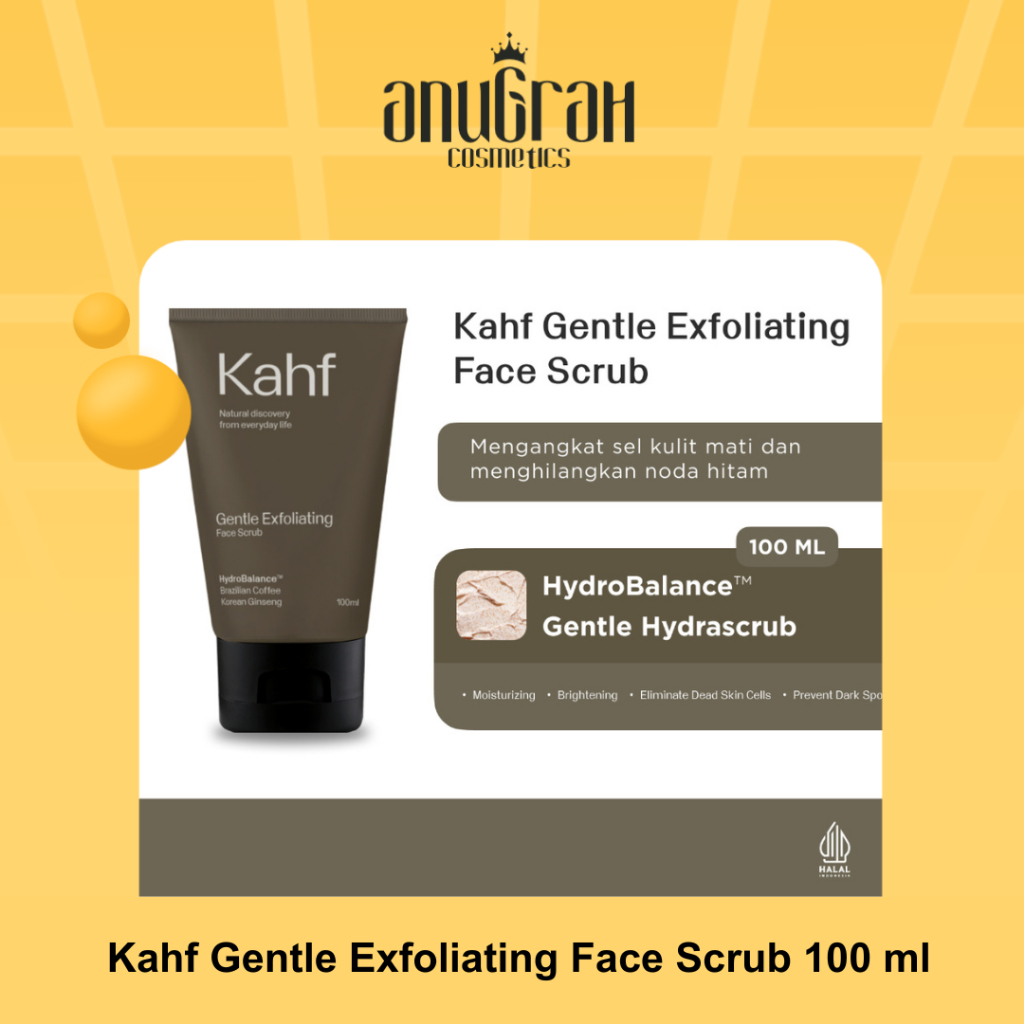 Jual Kahf Gentle Exfoliating Face Scrub 100 ml | Shopee Indonesia