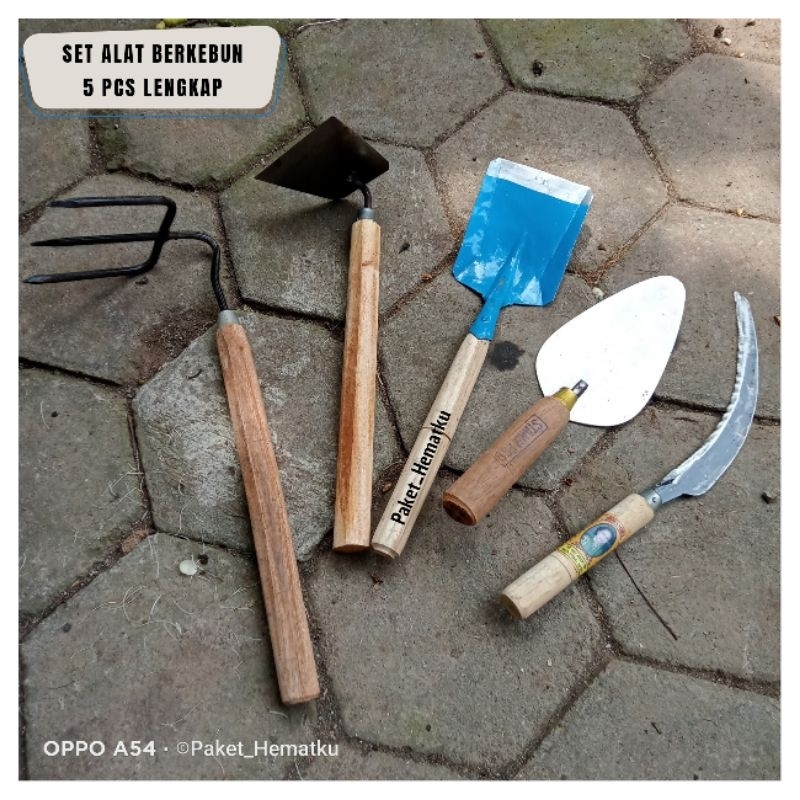 Jual Satu Set 5 Pcs Alat Berkebun Membersihkan Rumput Taman - Alat ...
