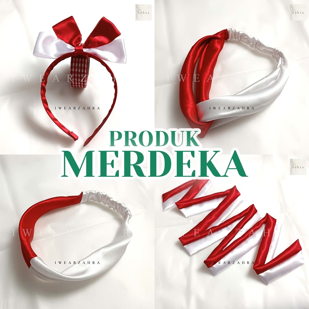 Jual BANDO & SABUK KEMERDEKAAN - Bando Merdeka Merah Putih Jepitan ...