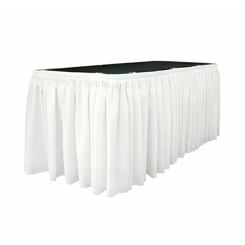 Jual CUSTOM TABLE SKIRT Atau Rok bawah Meja polos uk 75x135x90 | Shopee ...