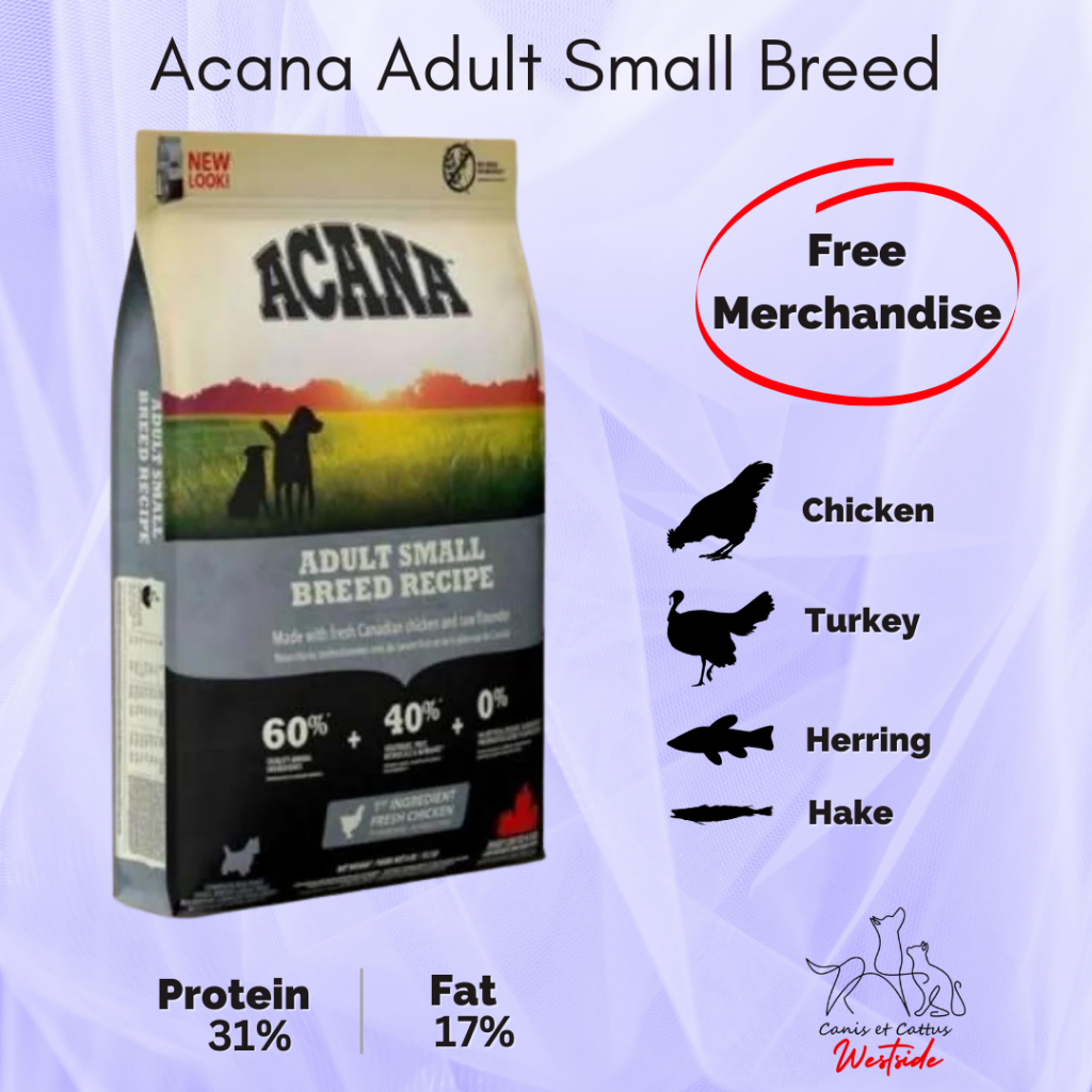Jual Acana Adult Small Breed Heritage 6 kg (Dog Food) | Shopee Indonesia