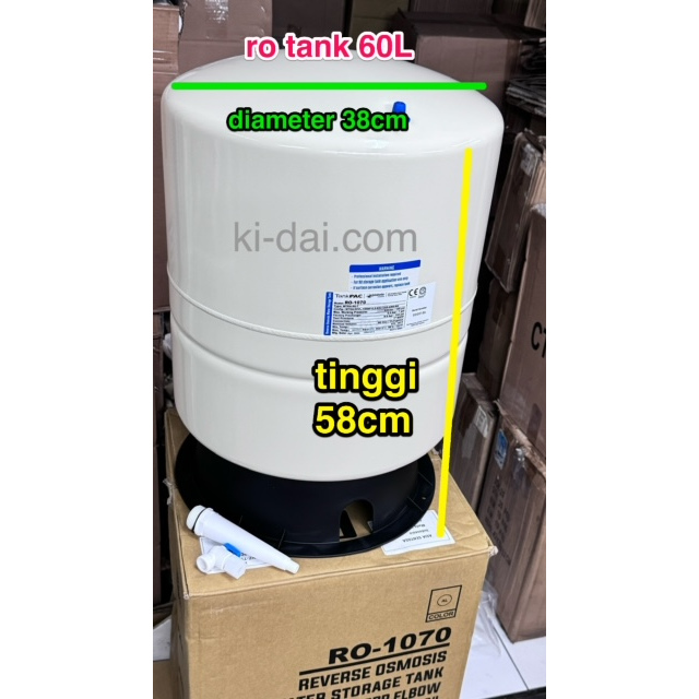 Jual WATER STORAGE TANK RO 40 / 60 / 80 / 11G / 14G /20G LITER AIR ...