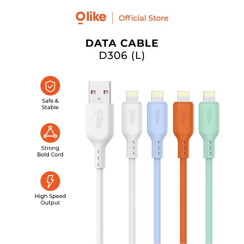 Jual OLIKE D306 kabel data 2.1A ( Per PCS) | Shopee Indonesia