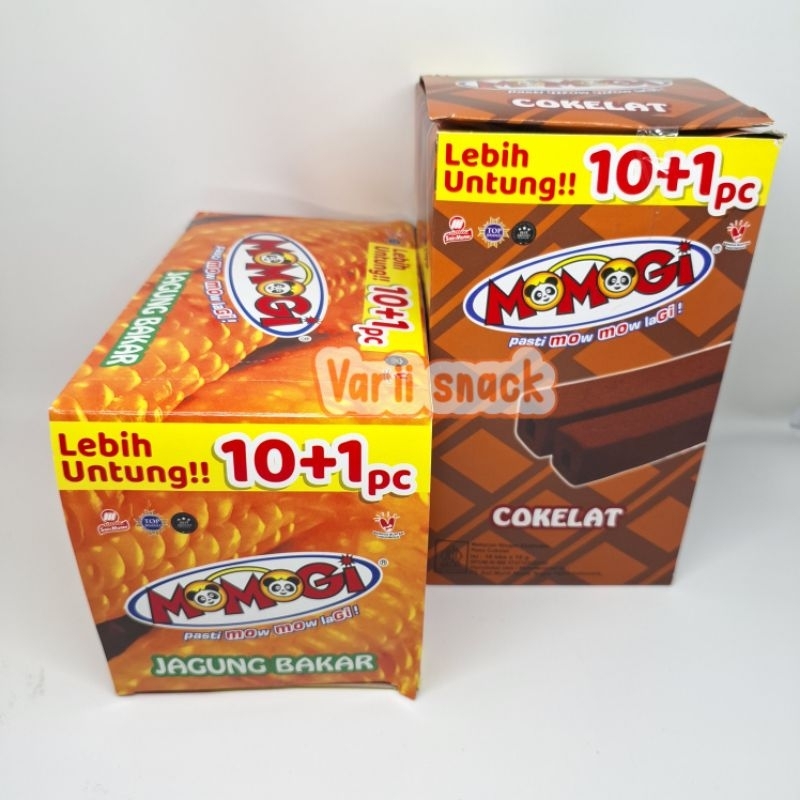 Jual Momogi Jagung Bakar / coklat 1000 1 Box 10 pcs | Shopee Indonesia