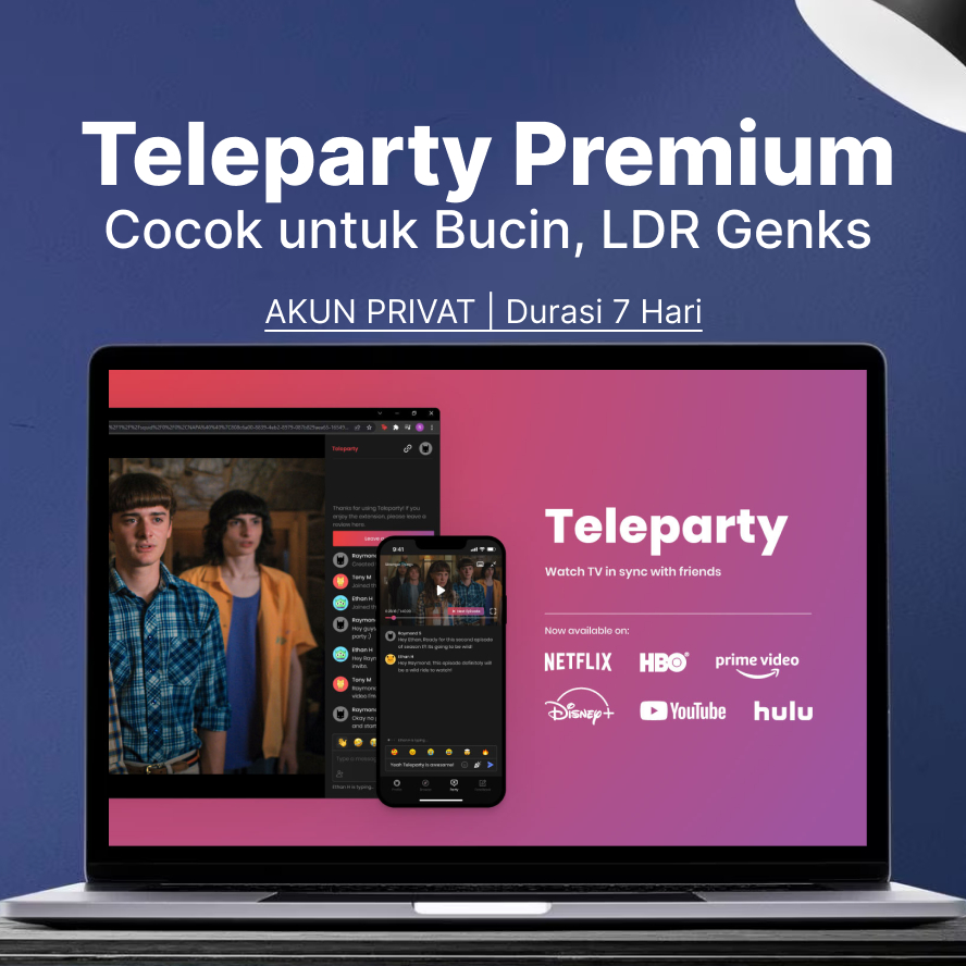 Jual Teleparty Premium | AKUN PRIVAT 7 Hari | Cocok Untuk Bucin ...