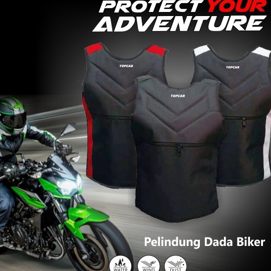 Jual Rompi Dada Depan Rompi Motor single Alas Dada Body Protector ...