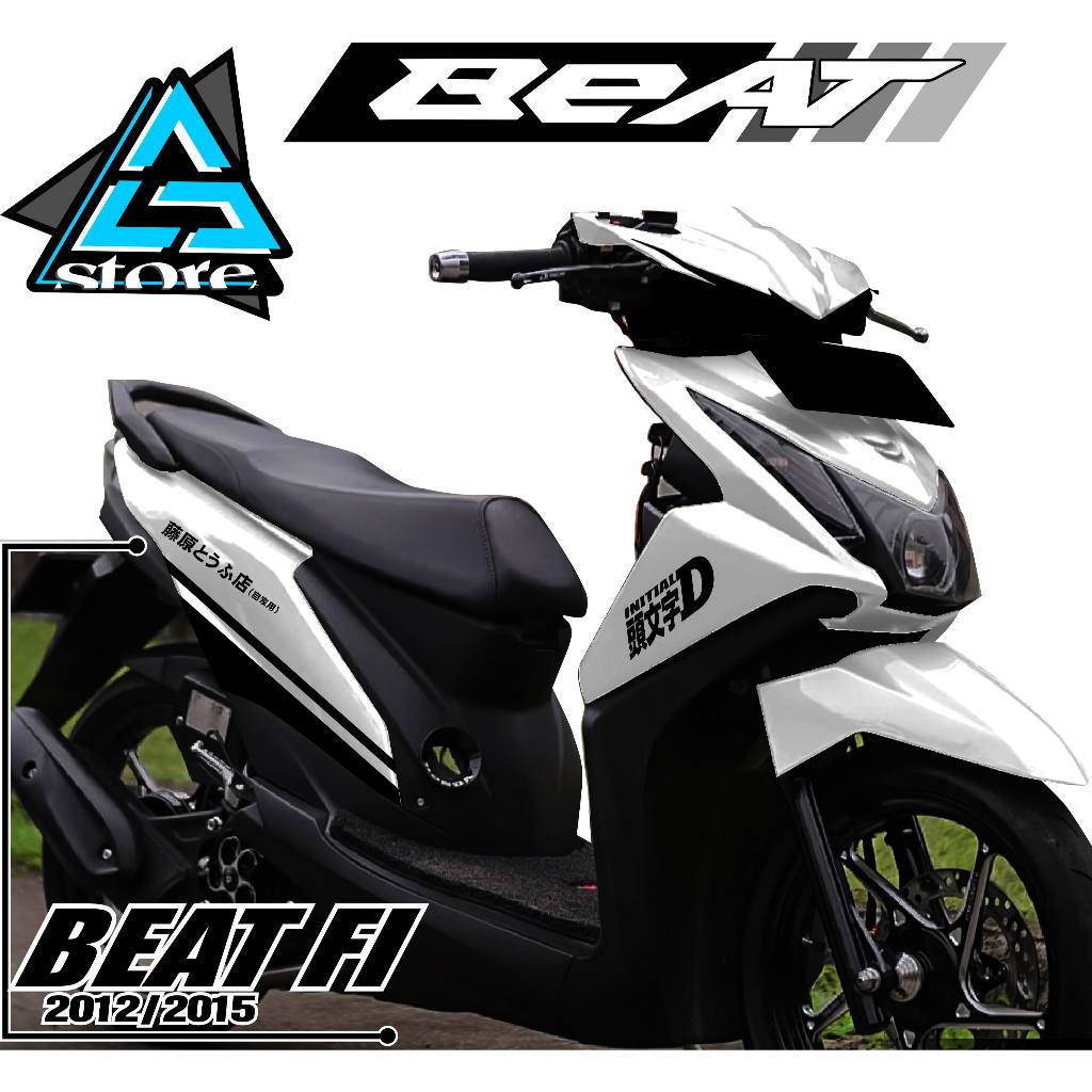 Jual STRIPING BEAT FI/STICKER CUTTING/B.592/STIKER INITIAL D/STRIPING ...