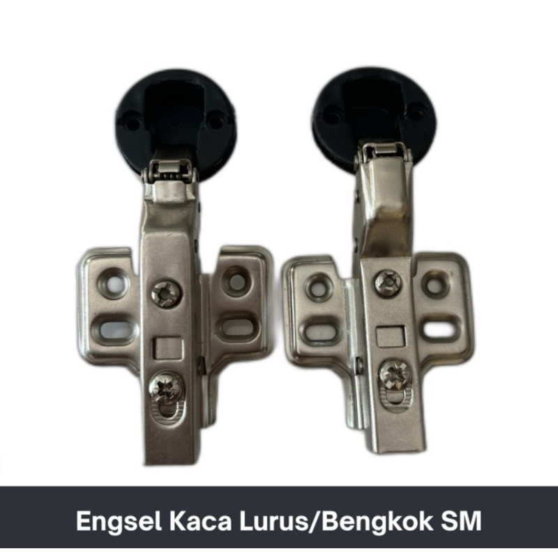 Jual Engsel Sendok Kaca Engsel Pintu Lemari Kaca Lurus/Bengkok Slow ...