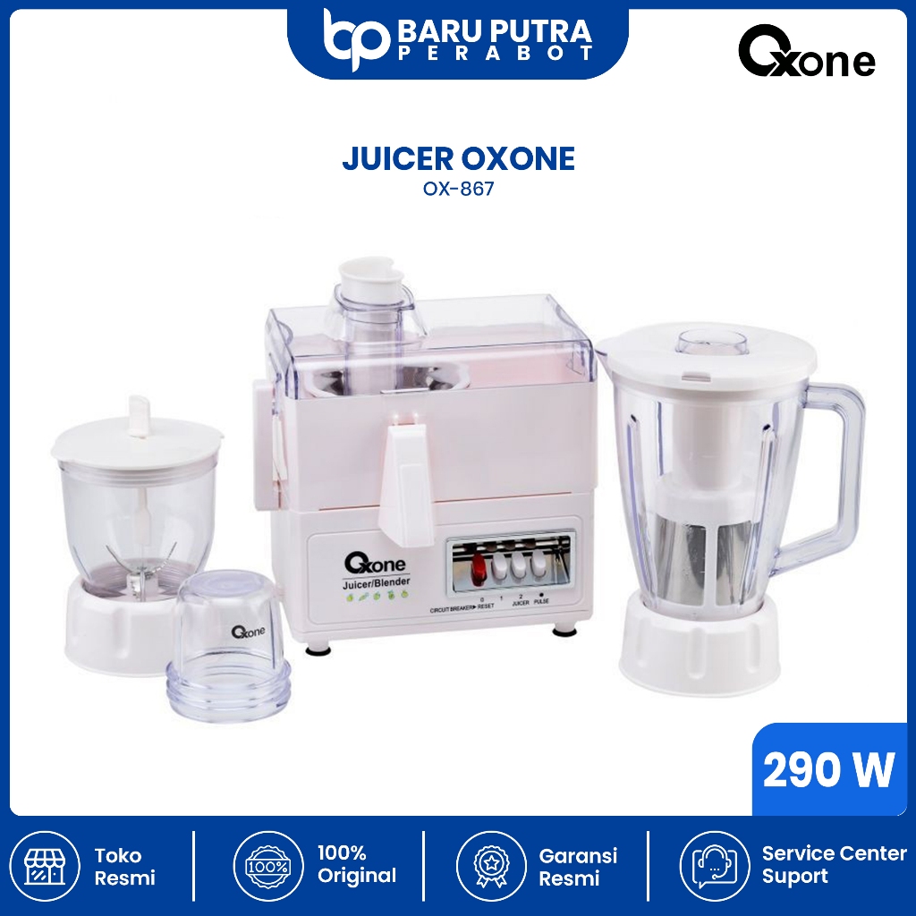 Jual BLENDER JUICER CHOPPER OXONE 4 IN 1 BLENDER OX 867 OX-867 OX867 ...
