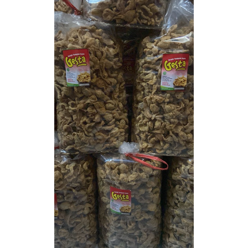 Jual Keripik tembolok ayam isi 1kg - 2kg Crispy Kripik Snack Cemilan ...