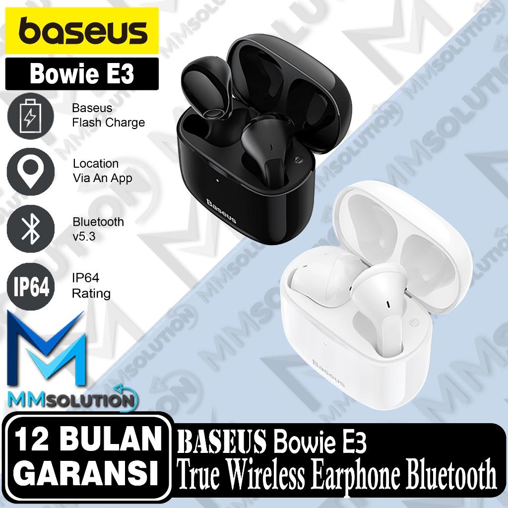 Jual BASEUS Bowie E3 TWS True Wireless Earbuds / Bluetooth Earphone ...