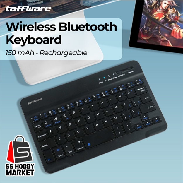 Jual Keyboard Wireless Bluetooth Keyboard Rechargeable | Shopee Indonesia