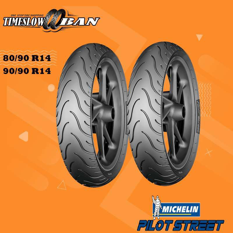 Jual ban tubles pilot street ban soft racing michelin 14-90/80 BAN ...