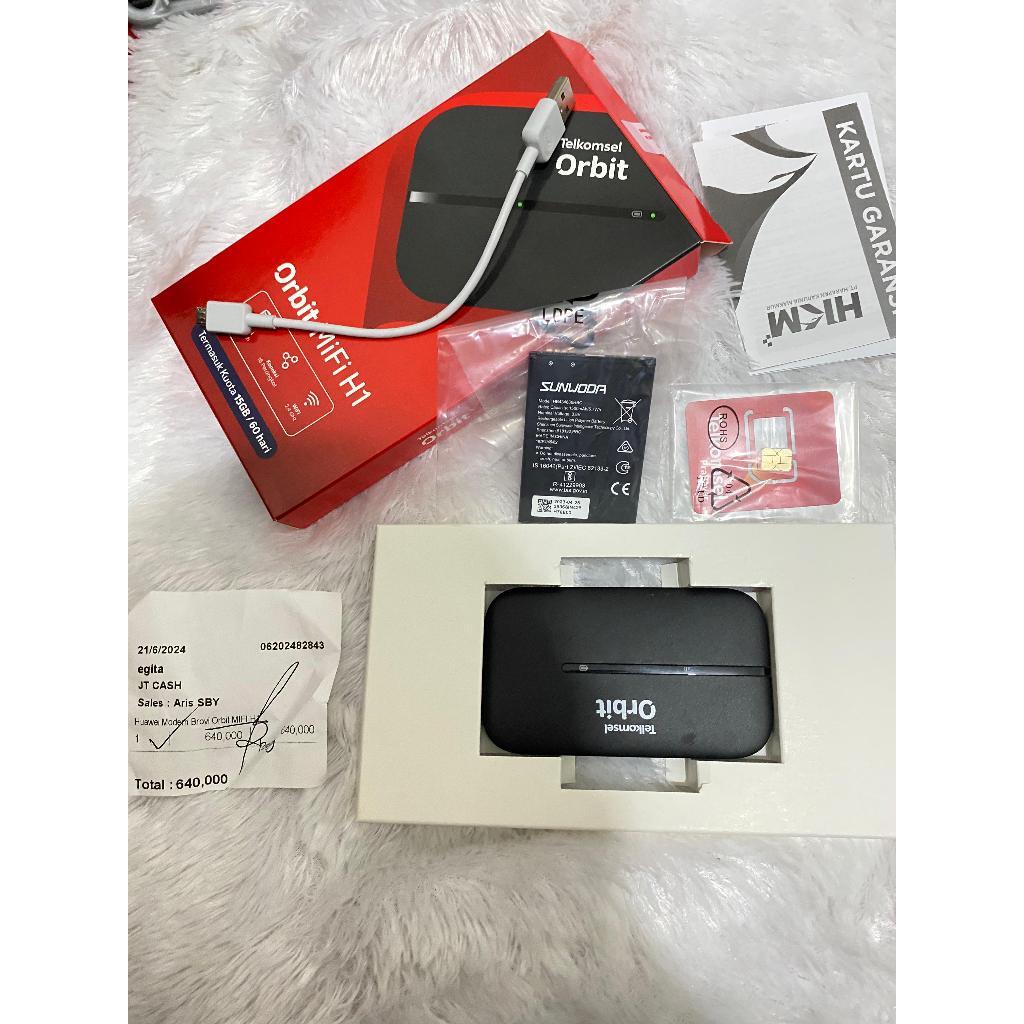Jual MiFi Telkomsel Orbit H1 Unlock All Operator Huawei E5576 Modem ...