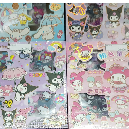 Jual Stiker Sanrio 2D Isi 100 lembar Kotak - Sticker Sanrio | Shopee ...