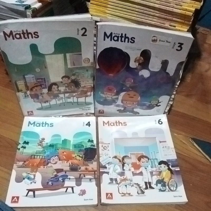 Jual BUKU PAKET ACTIVE MATHS STAGE 2,3,4,6 ALSTON | Shopee Indonesia