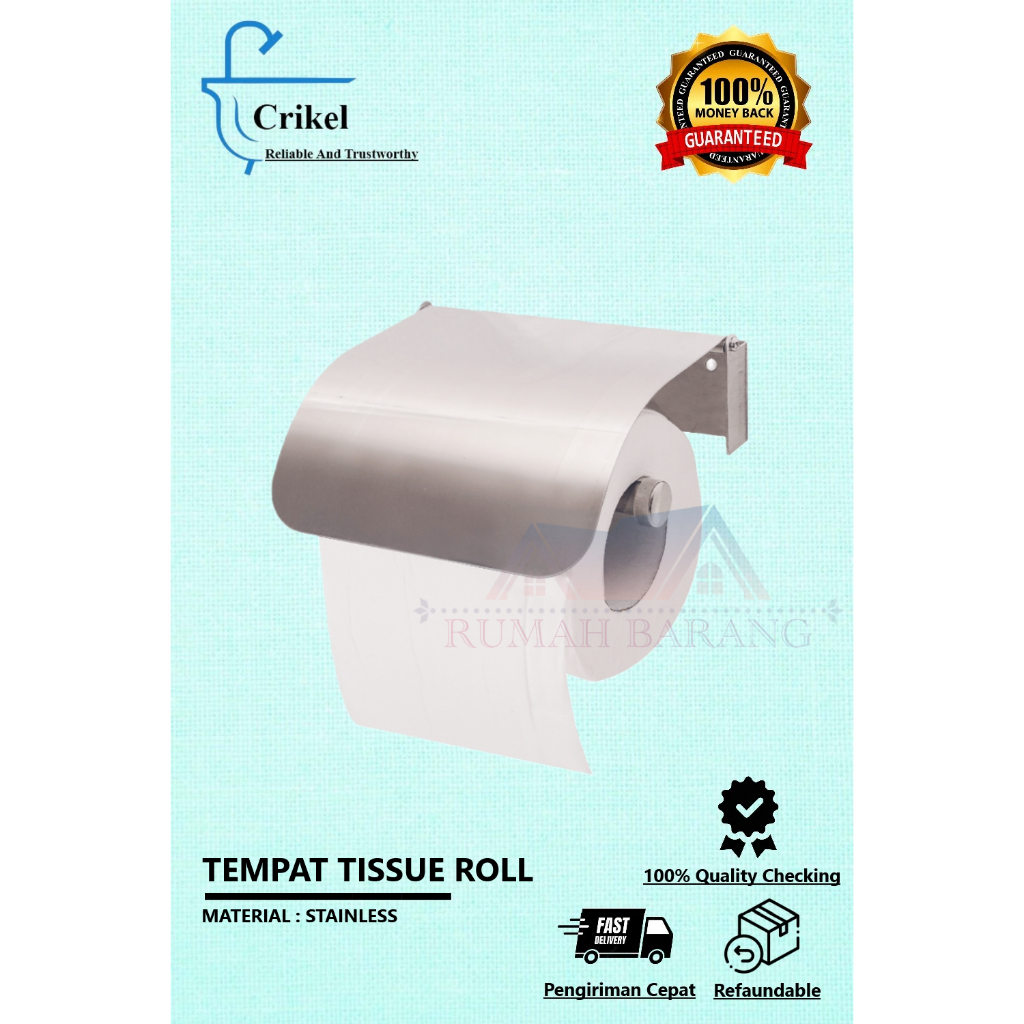 Jual TEMPAT TISSUE GULUNG / TEMPAT TISU TOILET ROLL / TISUE HOLDER ...