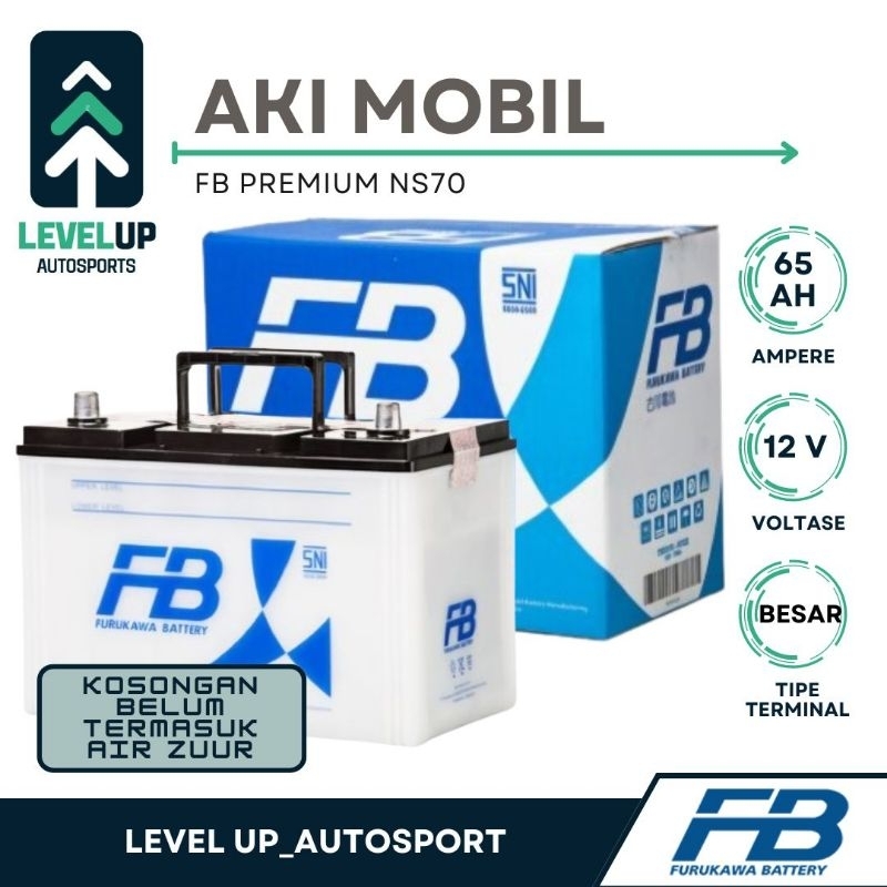 Jual Aki / battery aki mobil fb furukawa battery Ns70 12v 65ah Original | Shopee Indonesia